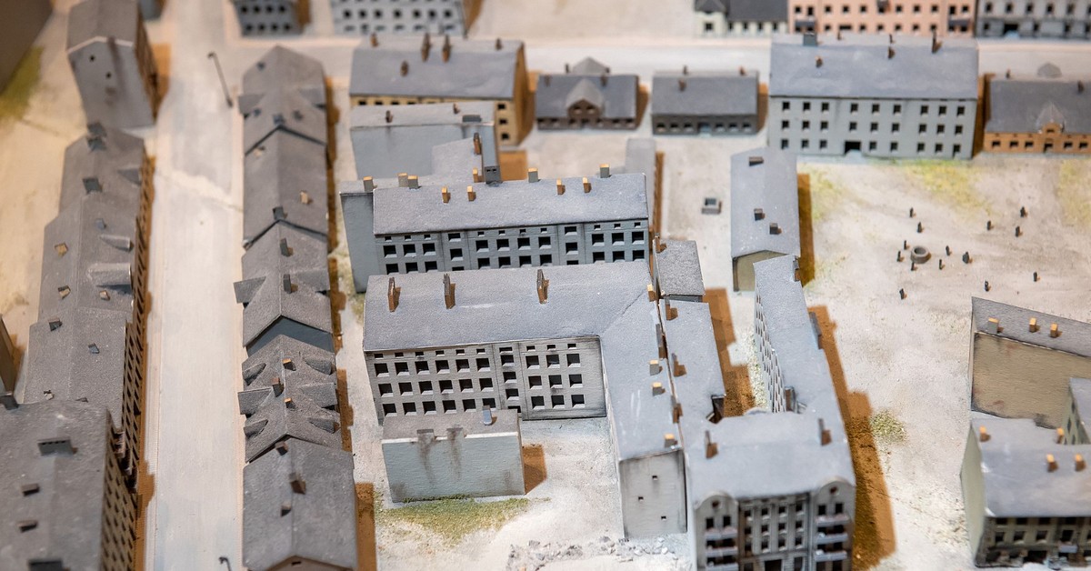 To największa makieta historyczna w Polsce. Przedstawia Litzmannstadt ...