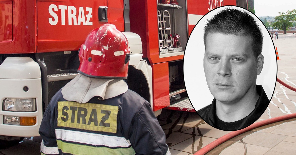 Poznań: nie żyje strażak Marcin Ratajczak. Walczył z ciężką chorobą
