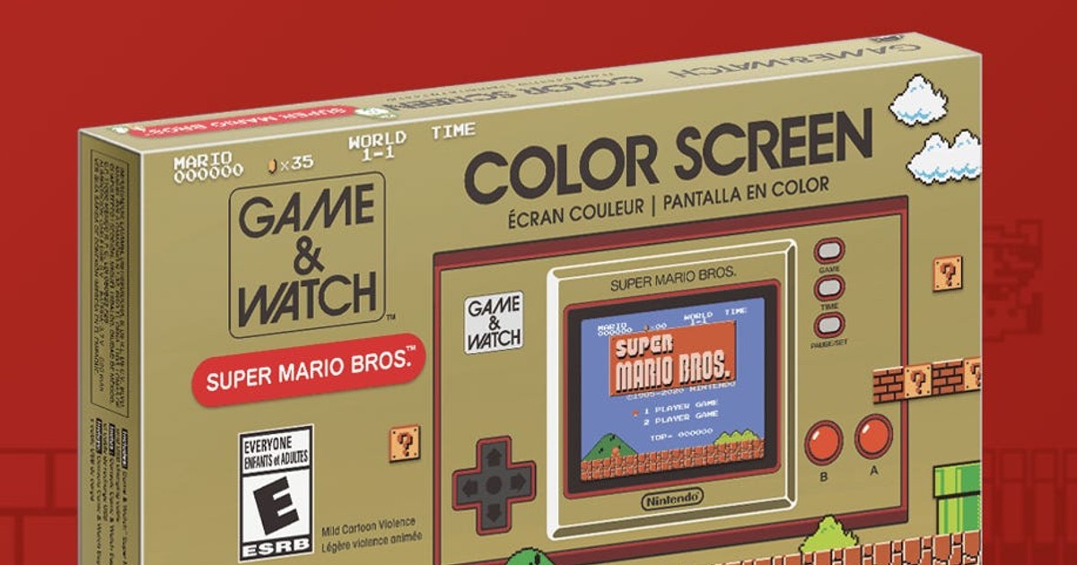 Nintendo is re-releasing its classic Game & Watch handheld for the 35th ...