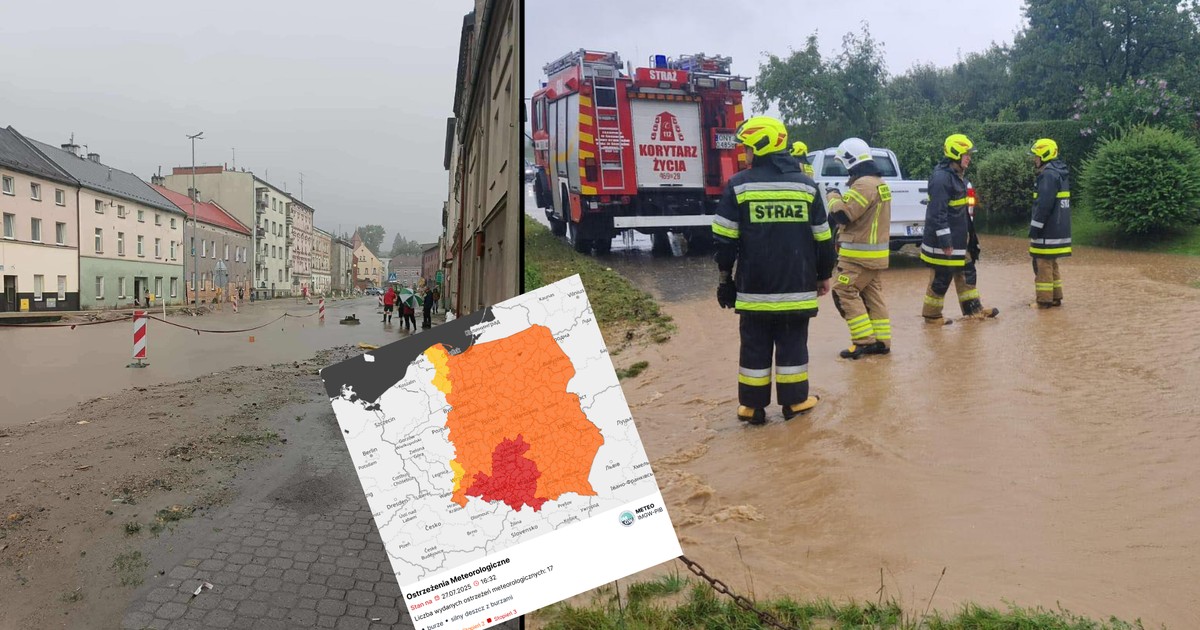 IMGW i RCB ostrzegają: Alerty III stopnia dla południa Polski. Burze i ulewy zagrażają życiu