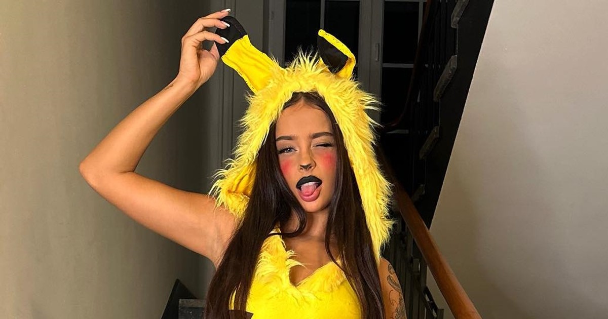 Fagata pokazała się w stroju Pikachu. Zapomniała założyć spodnie