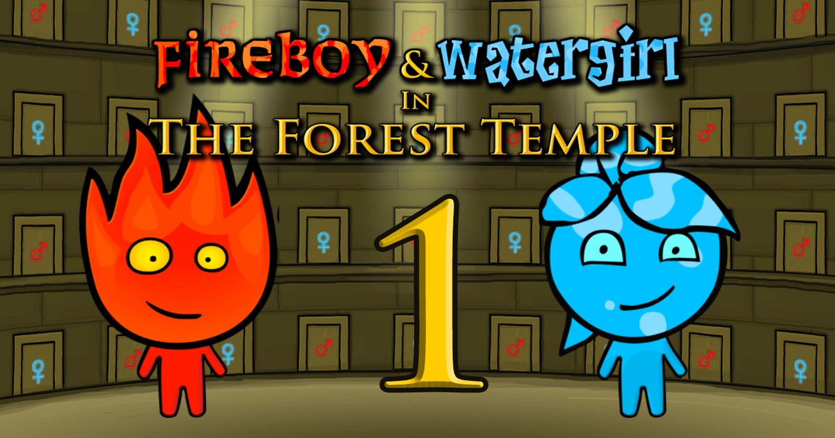 Ogień i Woda 1 Leśna Świątynia - Fireboy and Watergirl 1 Forest Temple ...