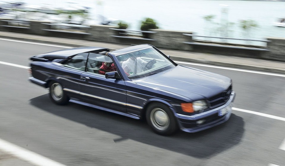 Perły tuningu lat 80. - Mercedes 500 SEC bb Magic Top