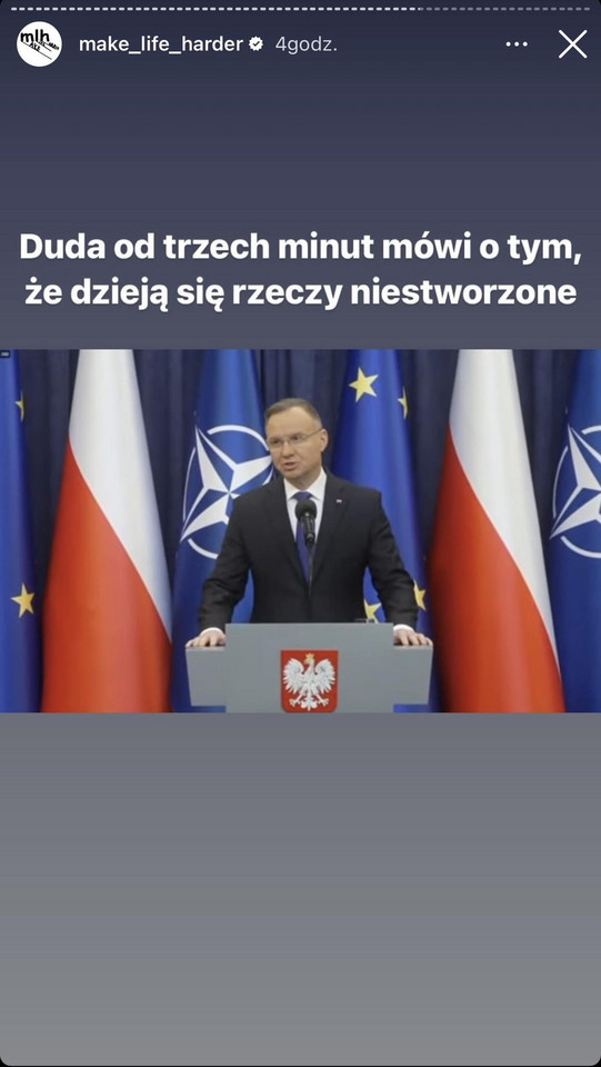 Andrzej Duda wygłosił przemówienie. Internauci znów dali do wiwatu ...