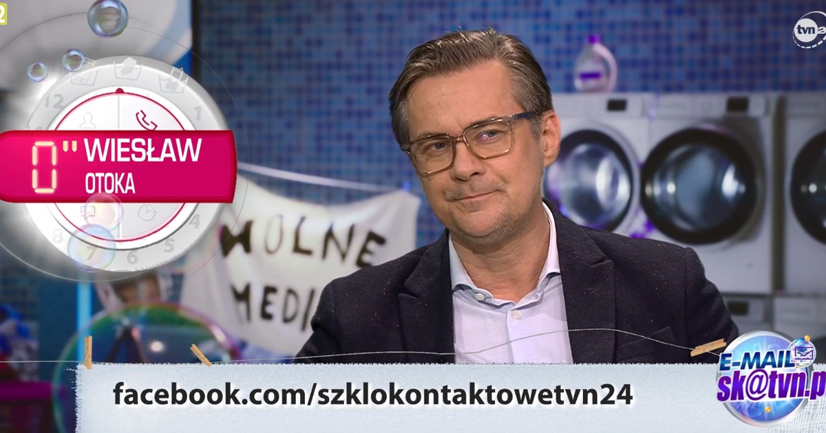 Żart o prowadzących w "Szkle kontaktowym". Widz zrugany przez dziennikarza - Plejada.pl