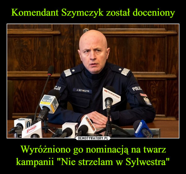 Jarosław Szymczyk odchodzi z KGP. W sieci wciąż głośno o granatniku ...
