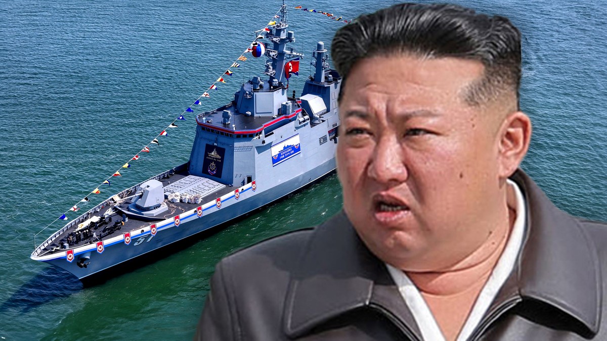 Moćni razarač od 5.000 tona oštećen na svečanoj ceremoniji, Kim Džong ...