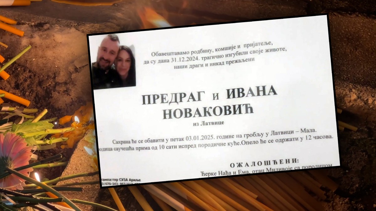 Danas sahrana bračnog para koji je ubijen u Arilju - Blic