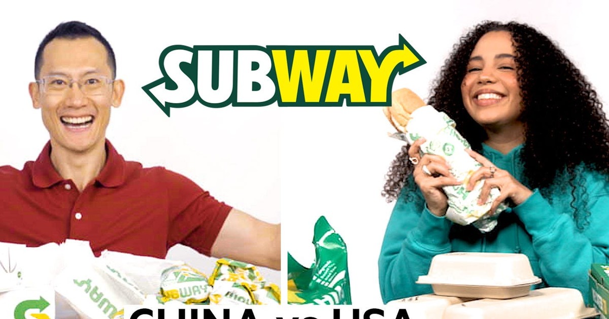 We compared the Chinese and American Subway menus to find all the ...