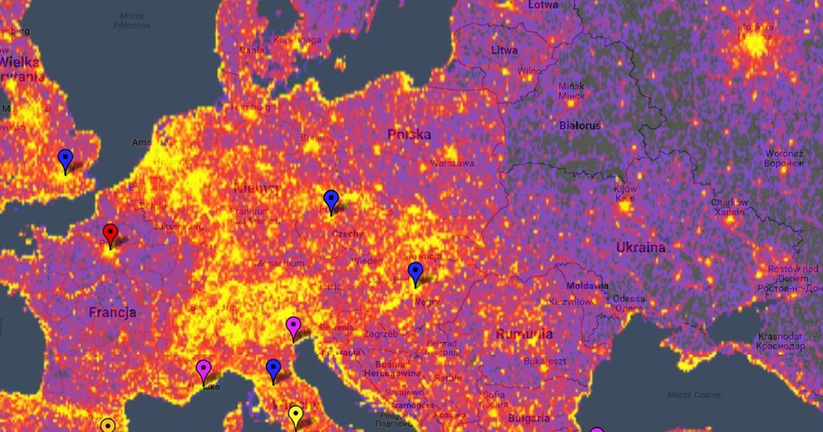 Sightsmap - mapa najczęściej fotografowanych miejsc - Noizz