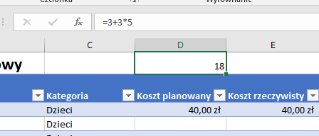 Kurs: Excel w pigułce cz. 4: Funkcje i formuły
