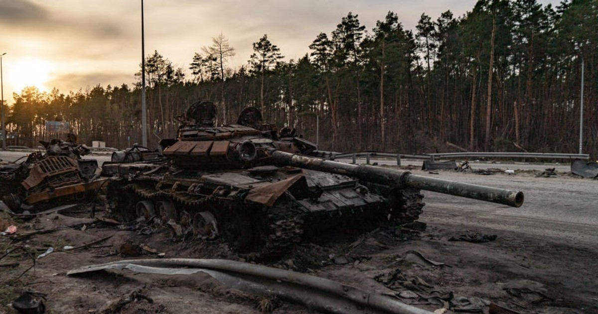 Russia's being more cautious with its tanks and trying to hide them ...