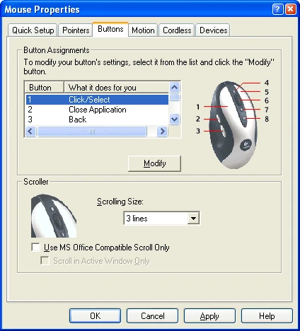 Logitech MX700 Cordless Optical Mouse - wrażenia użytkownika