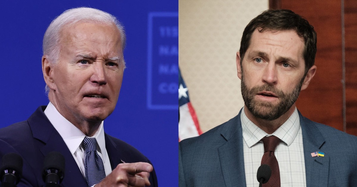Biden took a swipe at skeptical House Democrat's military service ...