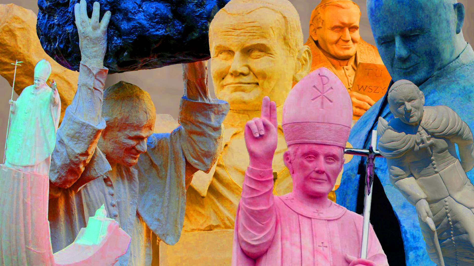 Dlaczego papieskie pomniki są takie brzydkie? Pomnik JP2 z głazem przed ...