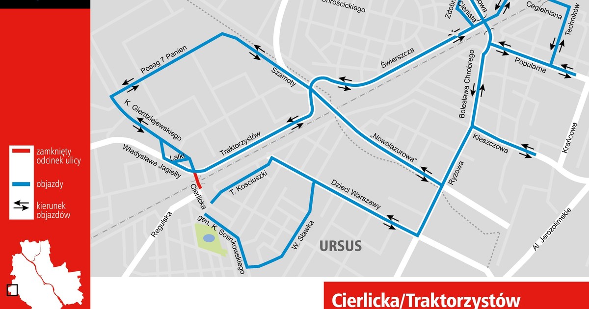 Remont wiaduktu w Ursusie. Trzy miesiące utrudnień - Wiadomości