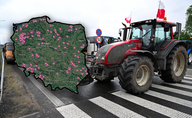 Protest rolników 10 maja. Gdzie będą blokady? MAPA, godziny ...