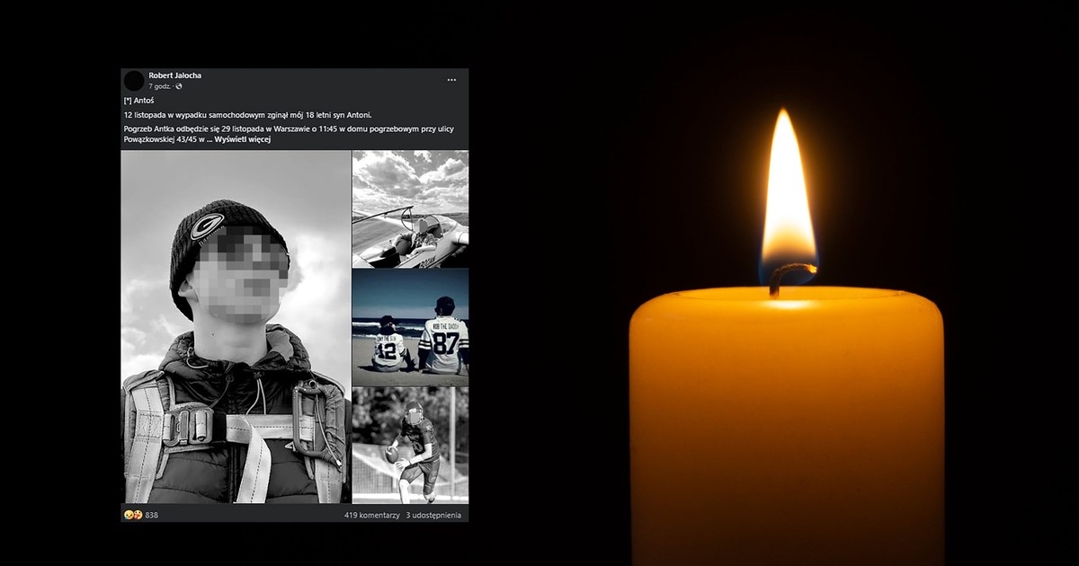 Dziennikarz Robert Jałocha żegna syna. Podał datę i miejsca pogrzebu