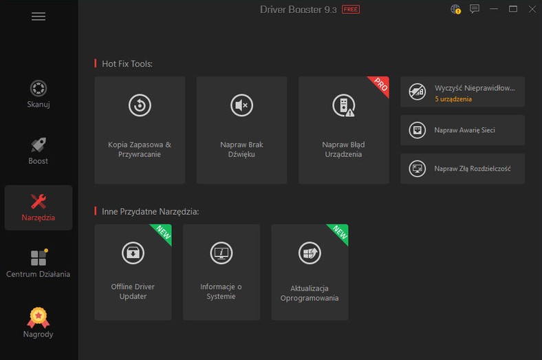 Driver Booster 8 PRO za darmo dla czytelników Komputer Świata