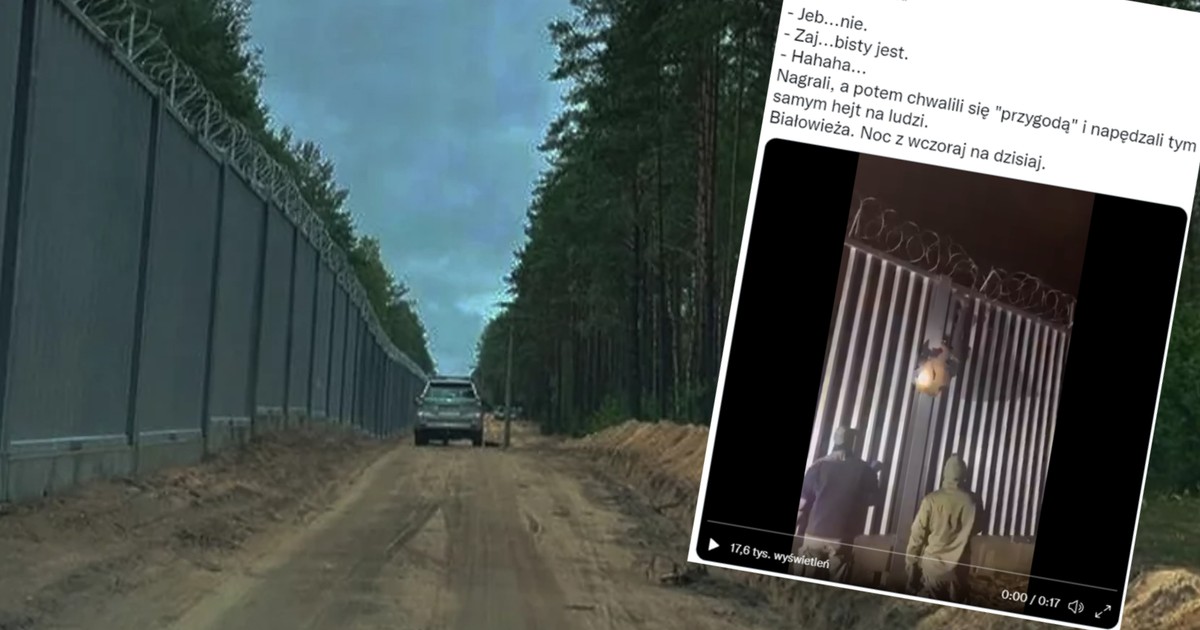 Granica Polsko Białoruska Wisiał Głową W Dół Film Niesie Się Po Sieci 18