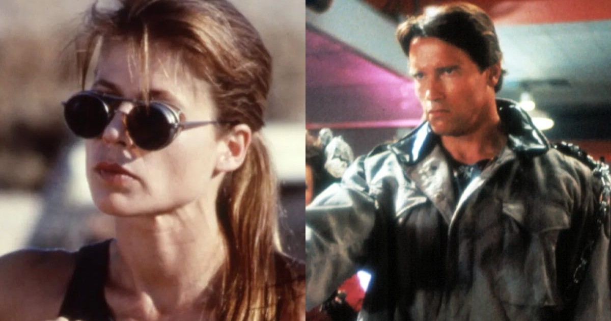 Linda Hamilton thought Arnold Schwarzenegger was a 'poser' and just a ...