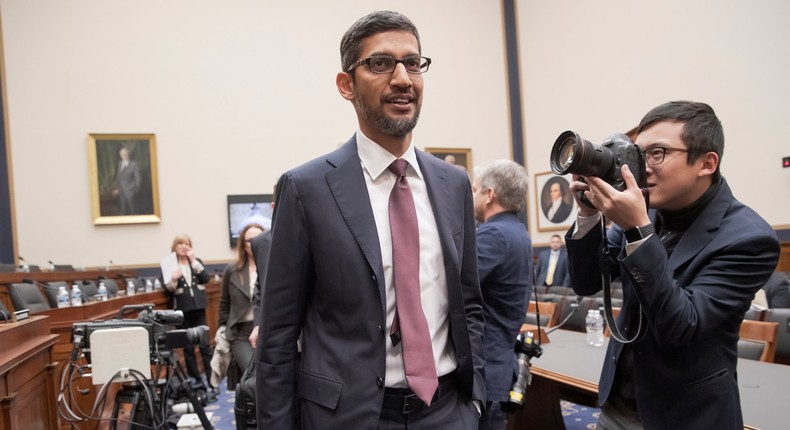 LIVE: Google CEO Sundar Pichai publicly testifies before Congress for ...