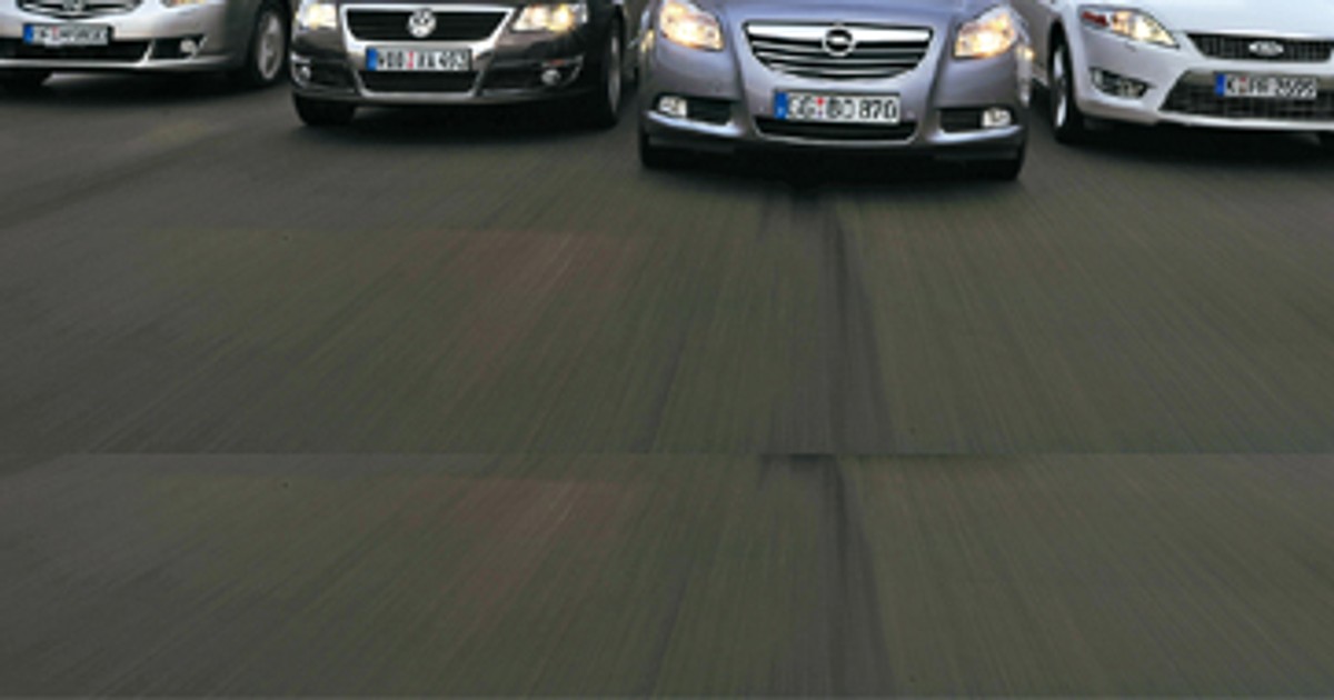 Opel Insignia kontra Honda Accord, VW Passat, Ford Mondeo i Citroen C5 ...