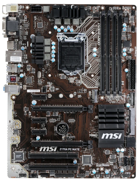 MSI Z170A PC MATE – test