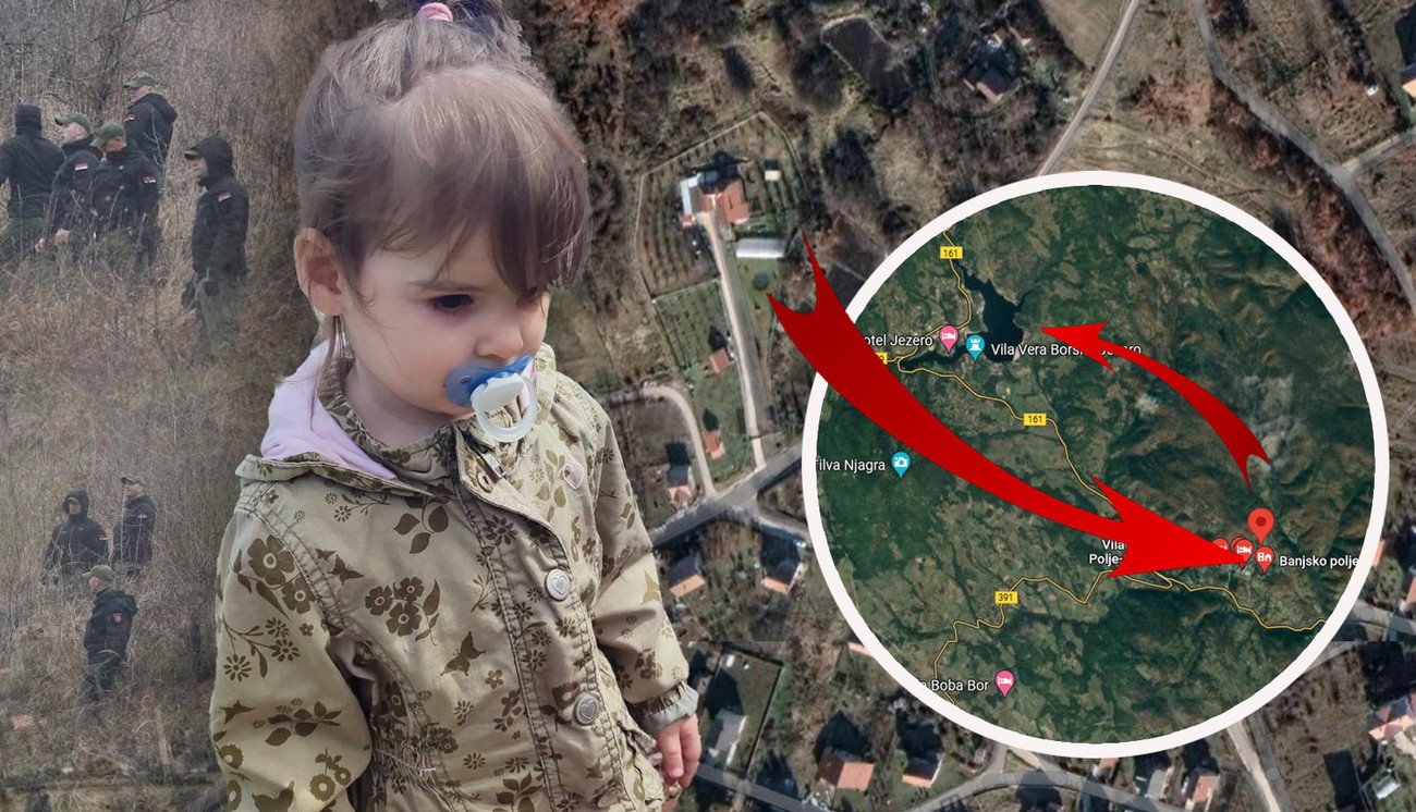 (Mapa) Ovo je teren gde je nestala Danka: Tačno 24 sata potrage za ...