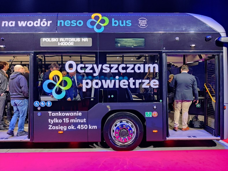 NesoBus: Pokazano polski autobus wodorowy. Będzie produkowany w Świdniku