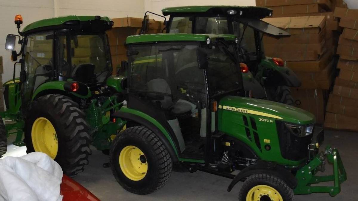 Traktory z Andory i Wielkiej Brytanii odnaleziono w Polsce