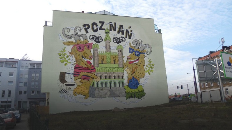 W Poznaniu pojawił się efektowny mural - Wiadomości