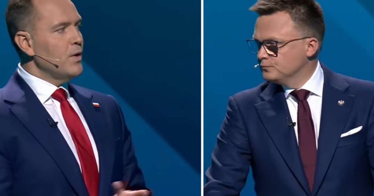 Debata prezydencka TVP. Karol Nawrocki straszy Szymona Hołownię pozwem - Wiadomości