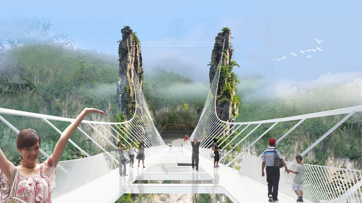 GRAĐEVINSKI MEGA PROJEKT U Kini grade najviši stakleni most na svetu sa ...