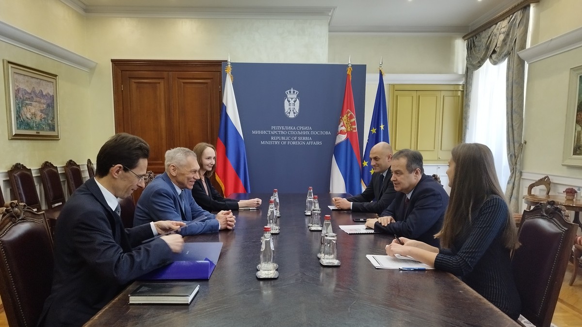 Dačić sa Bocan Harčenkom o odnosima Srbije i Rusije - Blic