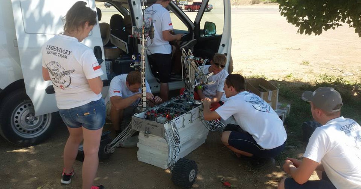Legendary Rover Team rozmowa o zawodach łazików marsjańskich
