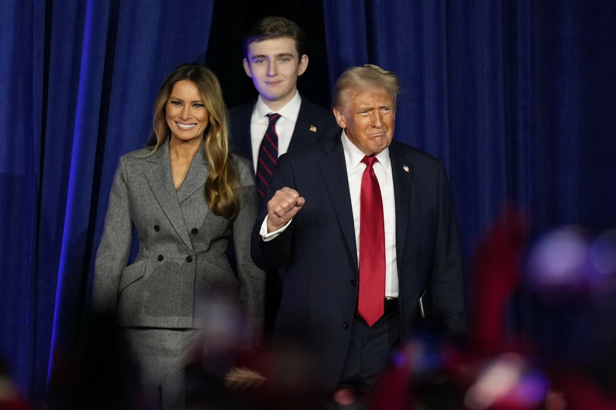 Syn Donalda Trumpa po raz pierwszy głosował w wyborach. Pochwaliła się ...