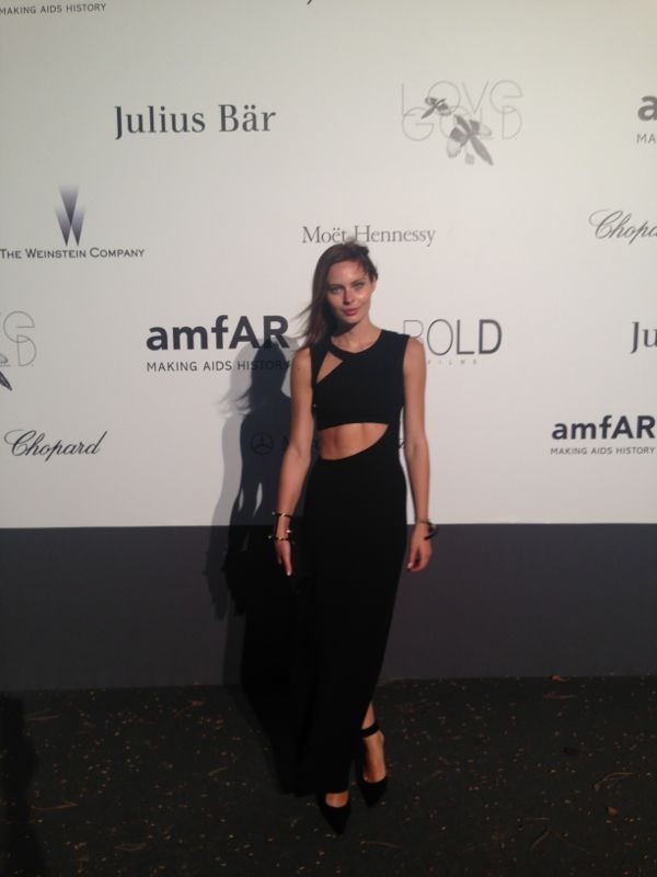Amanda Streich, polska playmate "Playboya", na gali amfAR - Plejada.pl