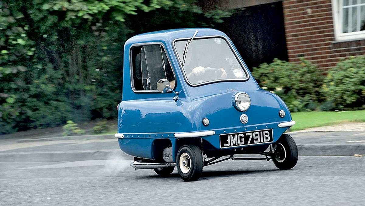 Peel P50 to najmniejszy samochód świata. Możesz go sobie złożyć w pokoju