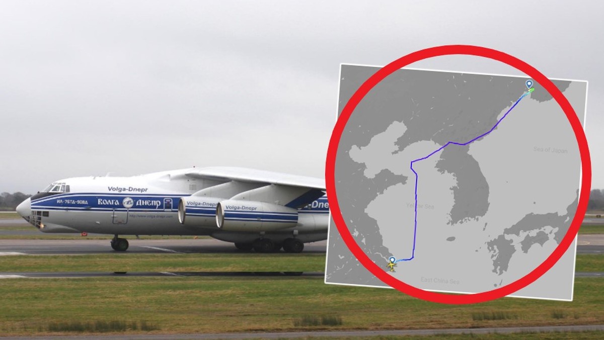 Rosyjski samolot wleciał w przestrzeń powietrzną Korei Północnej w trakcie próby rakietowej ...