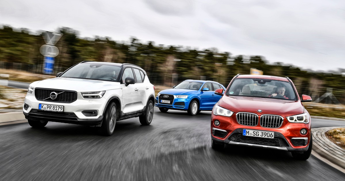 Drzwi do klasy premium otwarte? Porównanie: Volvo XC40 vs. Audi Q3, BMW X1