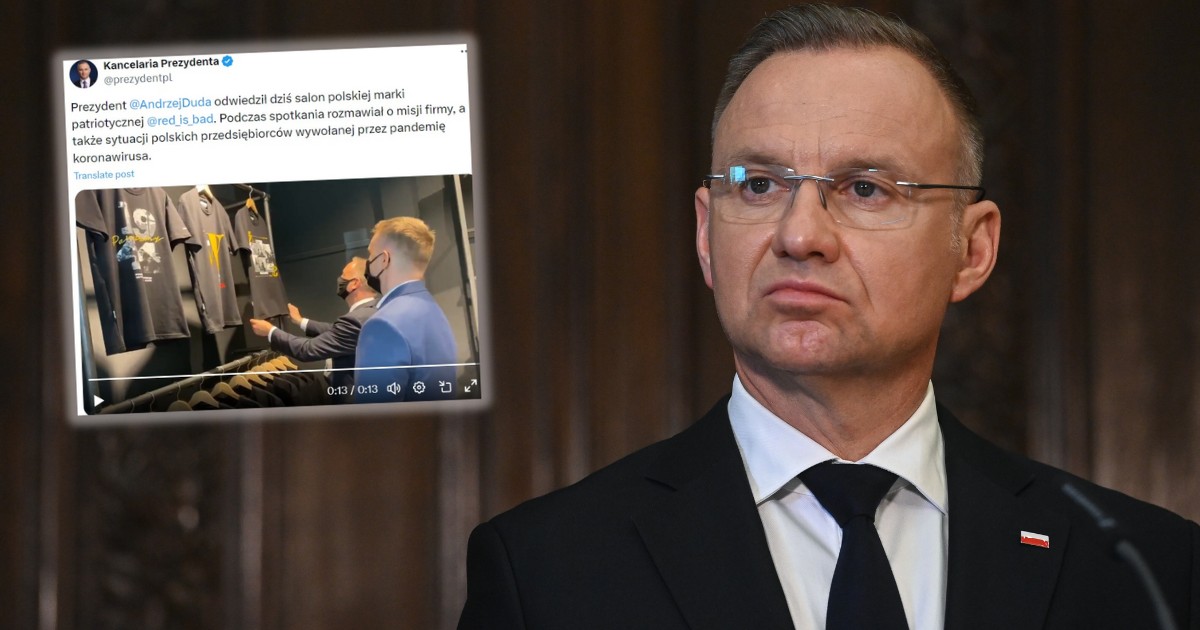 Andrzej Duda mówił o kontaktach z Red is Bad. "Jak można tak ordynarnie kłamać?" - Wiadomości