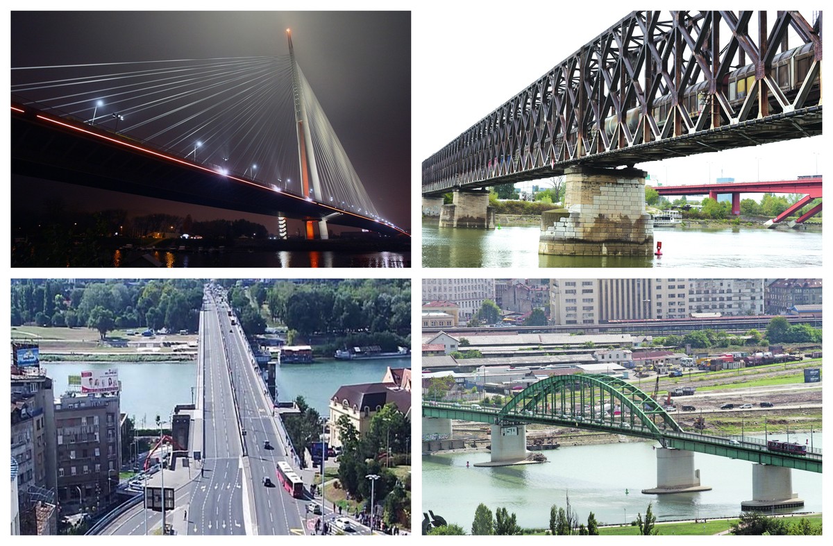 SVI BEOGRADSKI MOSTOVI Koji je najstariji? Koji je najduži? Jedan od ...