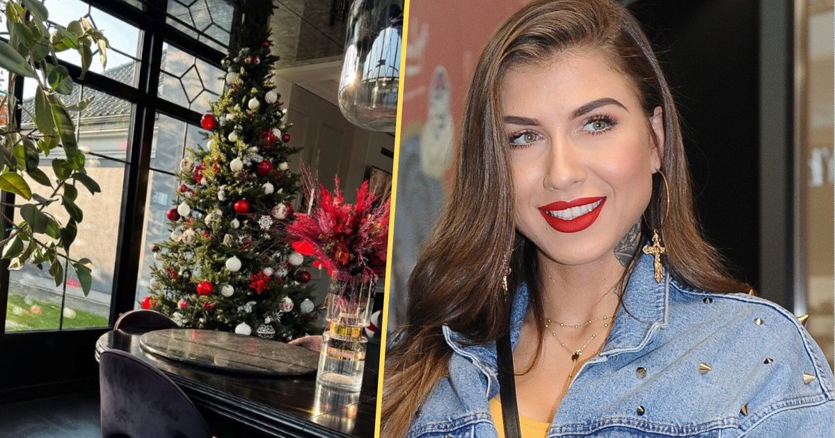 Deynn wzięła się za świąteczne dekoracje. Jej willa wygląda imponująco ...