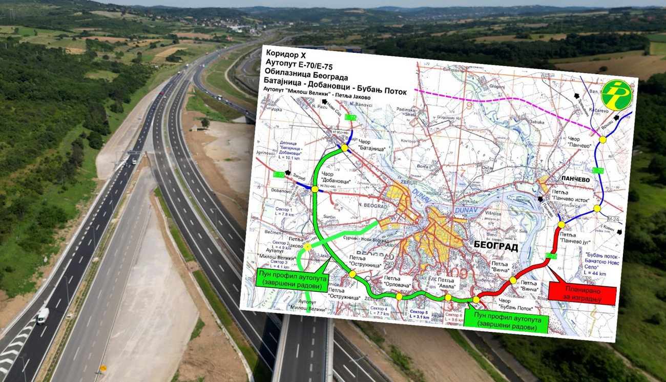(MAPA) Obilaznica oko Beograda: Gde se uključujte i isključujete, kako ...