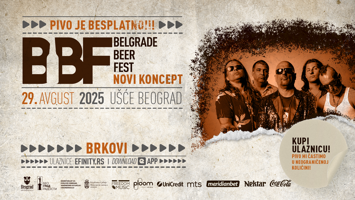Brkovi nastupaju na Belgrade Beer Festu: Punk-folk energija s ...