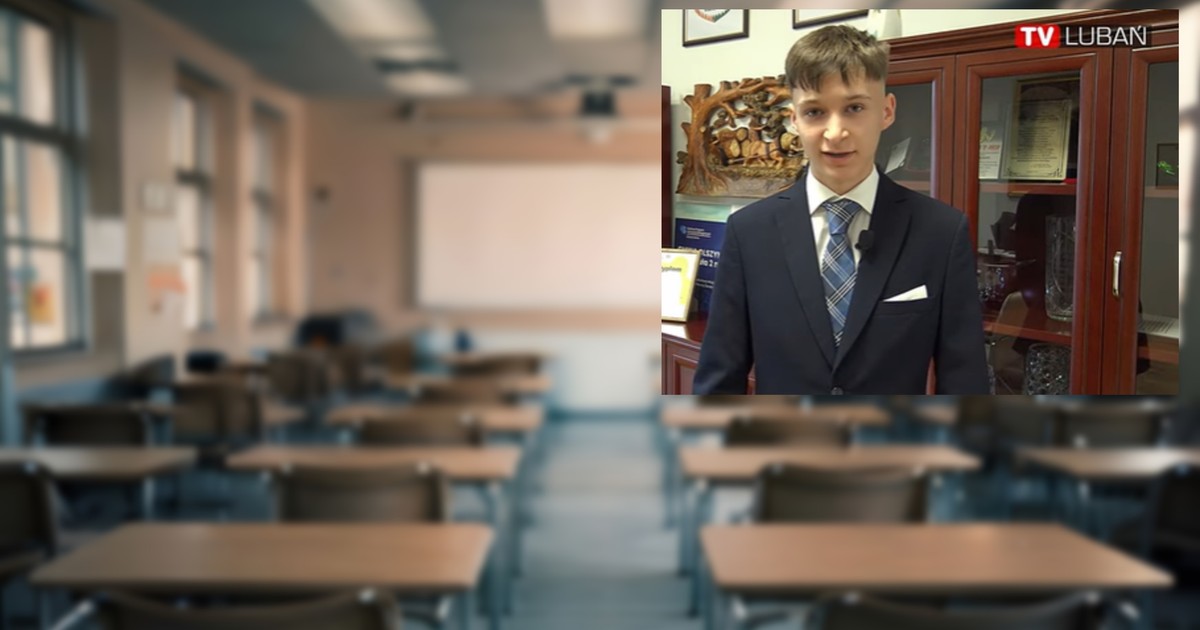 Natan Pietkiewicz przez 9 lat nie opuścił żadnej lekcji - Dziecko