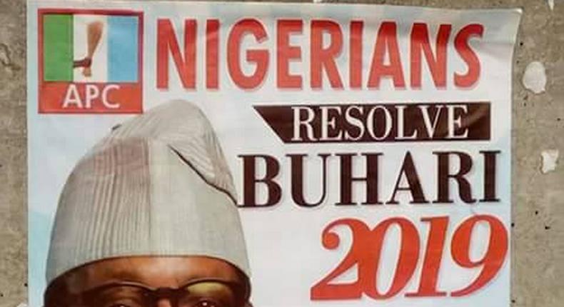 President's 2019 campaign posters flood Abuja | Pulse Nigeria