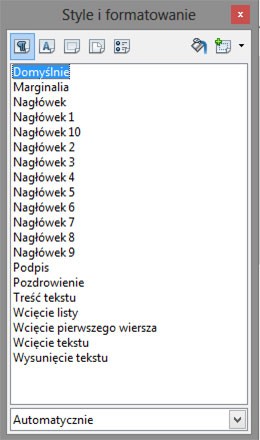 Pierwsze kroki w edytorze Writer - OpenOffice.org