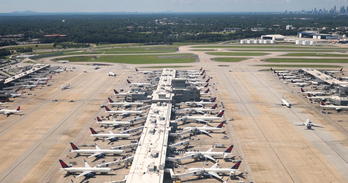 Map shows which airports have the most canceled flights due to the ...